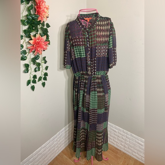 Modcloth | Dresses | Modcloth Sheer Pleated Maxi Dress | Poshmark